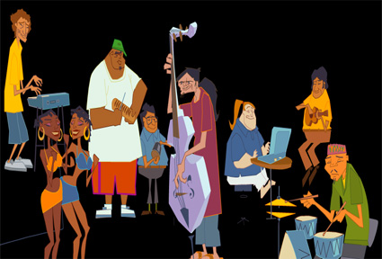 Animated Jazz Band – Mix'em up but Keep it Cool