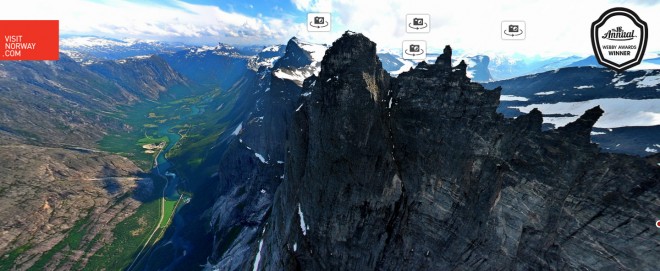 Bird's Eye View of Norway, Norge & the Norwegian Fjords