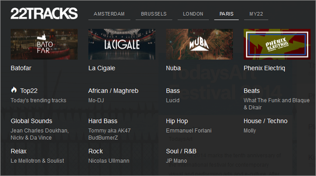 22 Tracks: DJ-curated Music Discovery Service