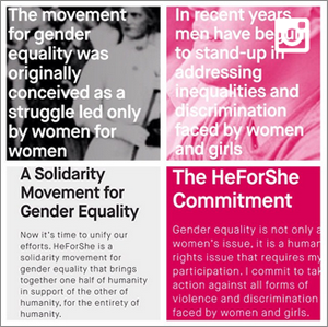 He For She: UN Women’s Solidarity Movement For Gender Equality - The ...