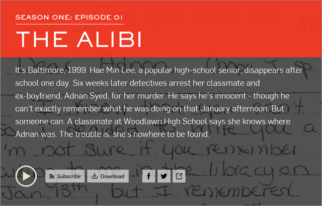 Serial: A New Podcast From The Creators of ‘This American Life’ - The ...